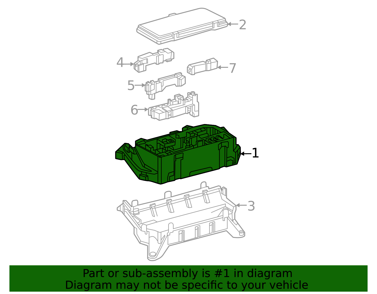 Genuine Official Toyota Relay Box part# 82666-62150 for 2021-2025 ...