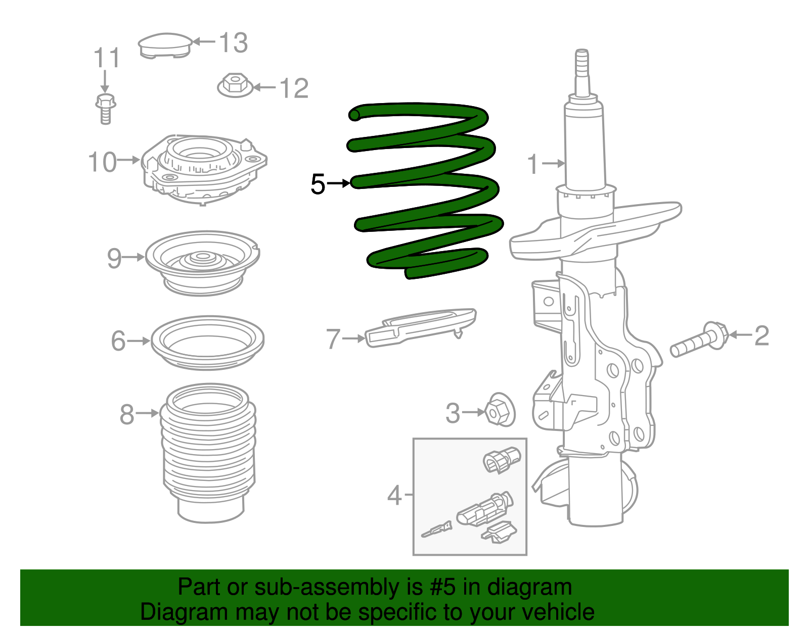 2017-2024 Chevrolet Camaro Front Coil Spring 84384681 | Capital Chevy Parts