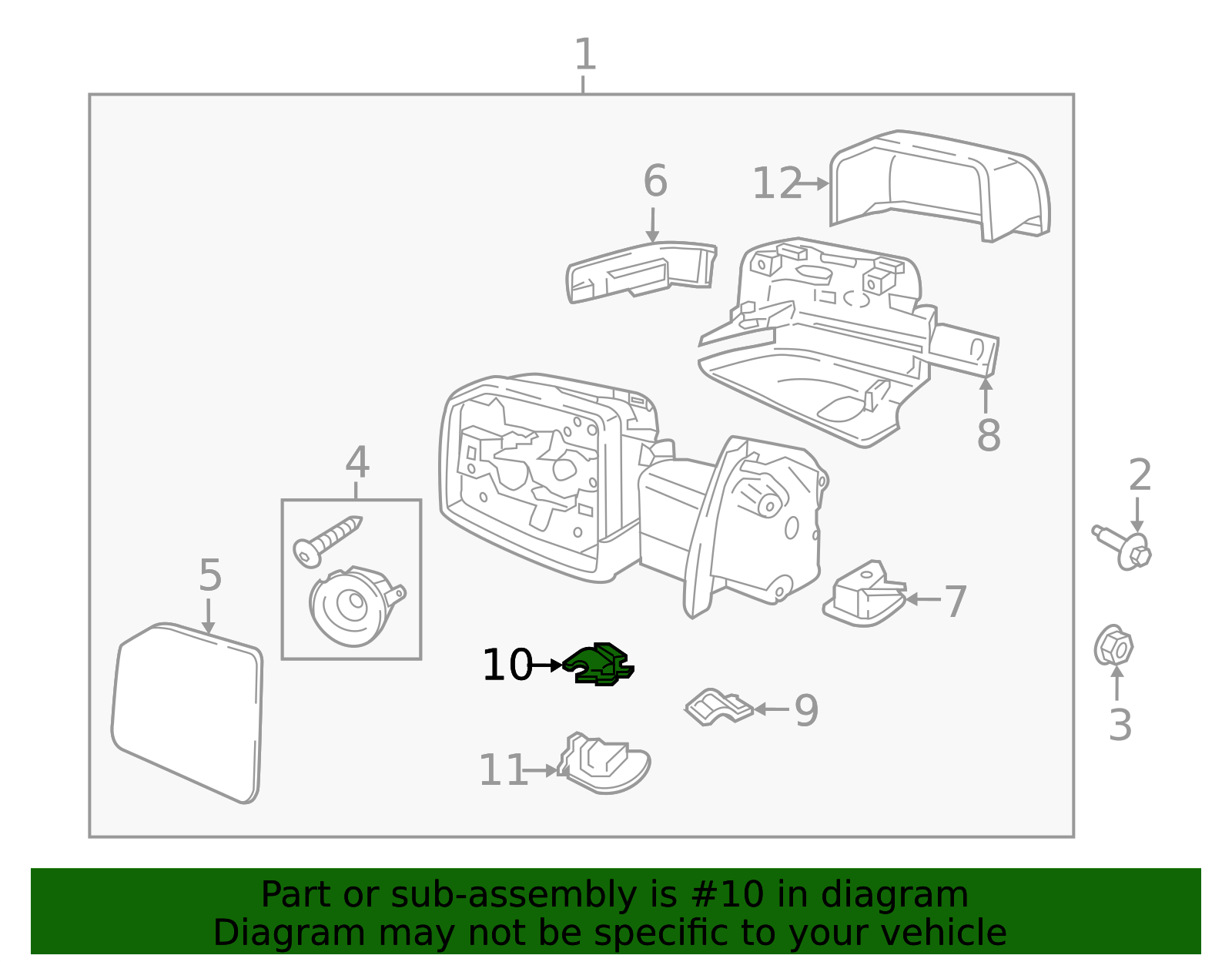 2017-2020 Ford F-150 Side Camera Bracket FL3Z-19H421-F | Awesome Parts