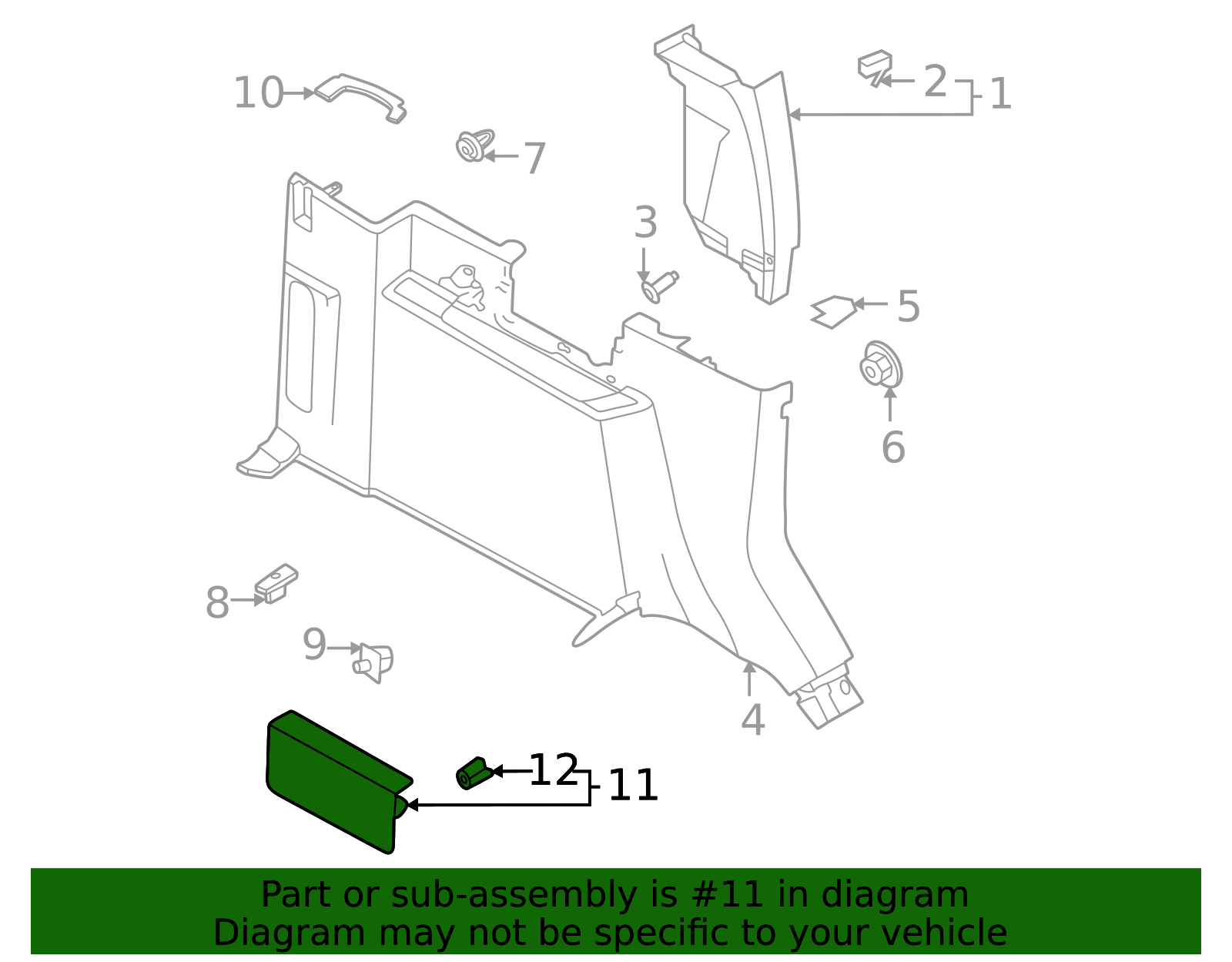 M2DZ-7831288-BA - Cover 2021-2025 Ford Bronco | Ford Parts Direct