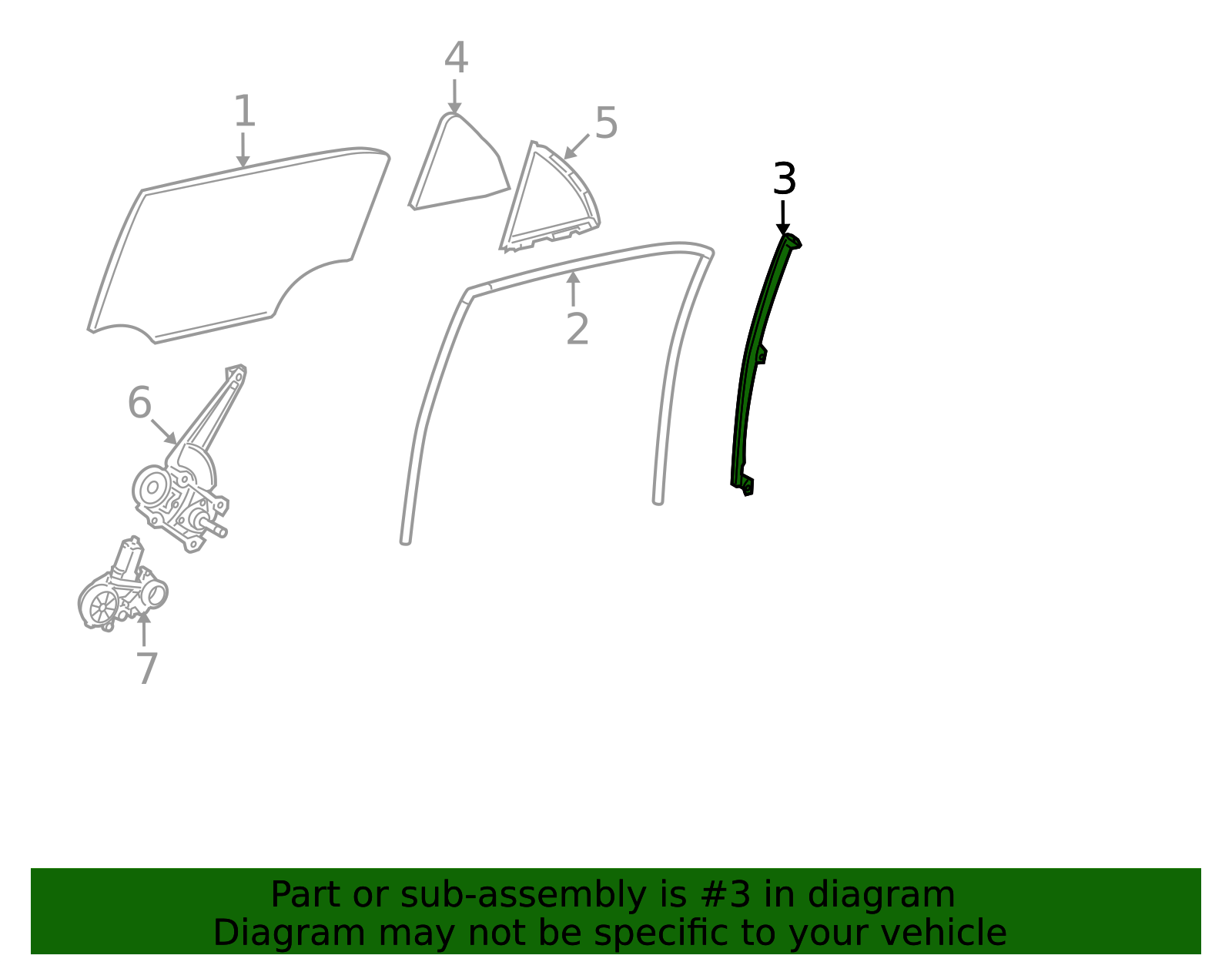 2014-2019 Toyota Corolla Division Bar 67408-02110 | Toyota Parts Center