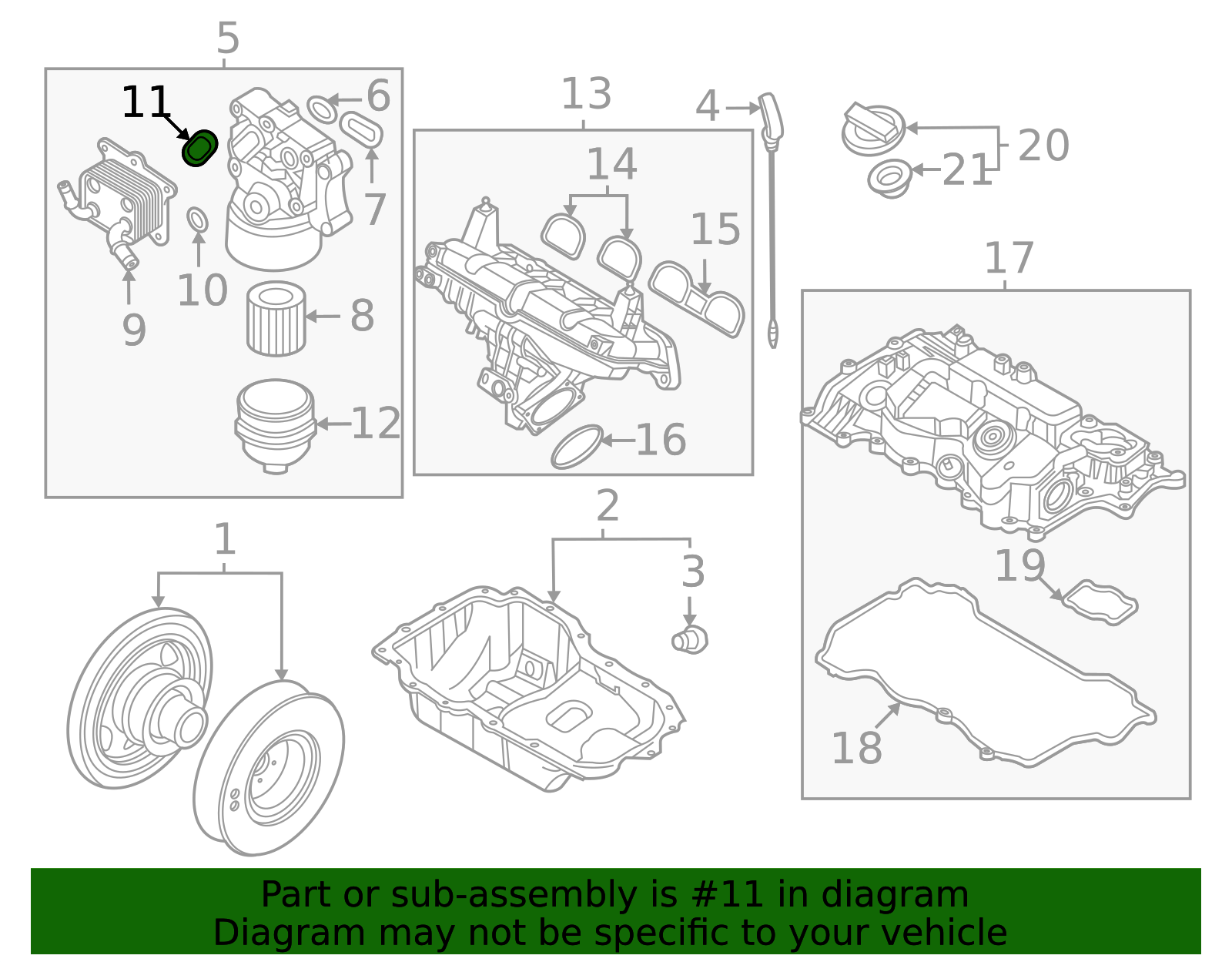 2020-2025 Hyundai Engine Oil Filter Housing Seal 26313-2M000 | OEM ...