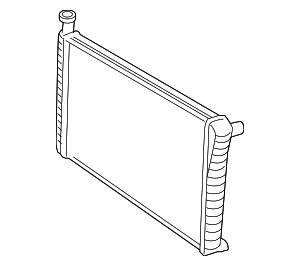 2018-2025 GM Radiator 84310389 GM | GMPartsDirect.com