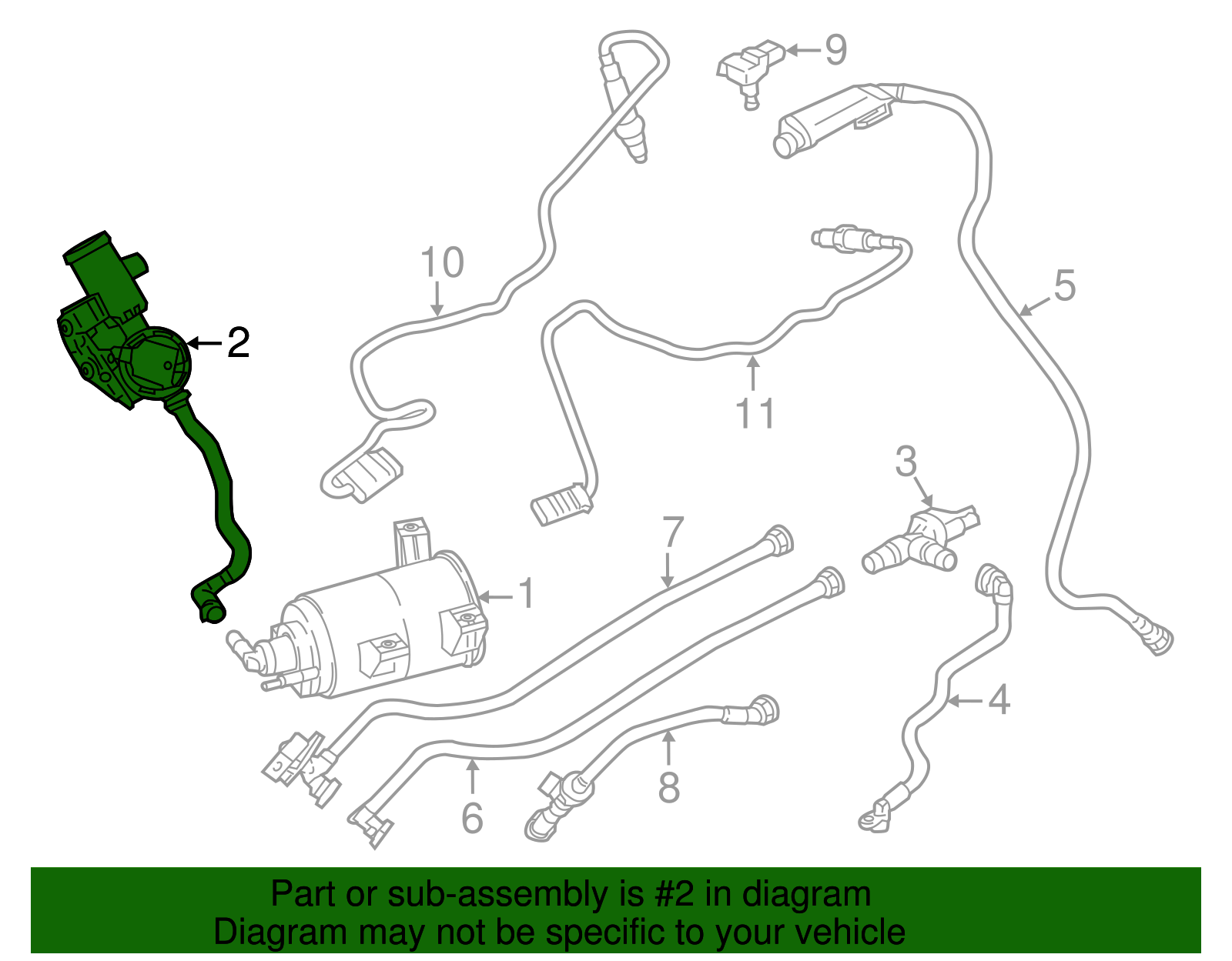 16-13-7-373-623 - 2017-2023 BMW - Vapor Canister Filter | BMWPartsHub