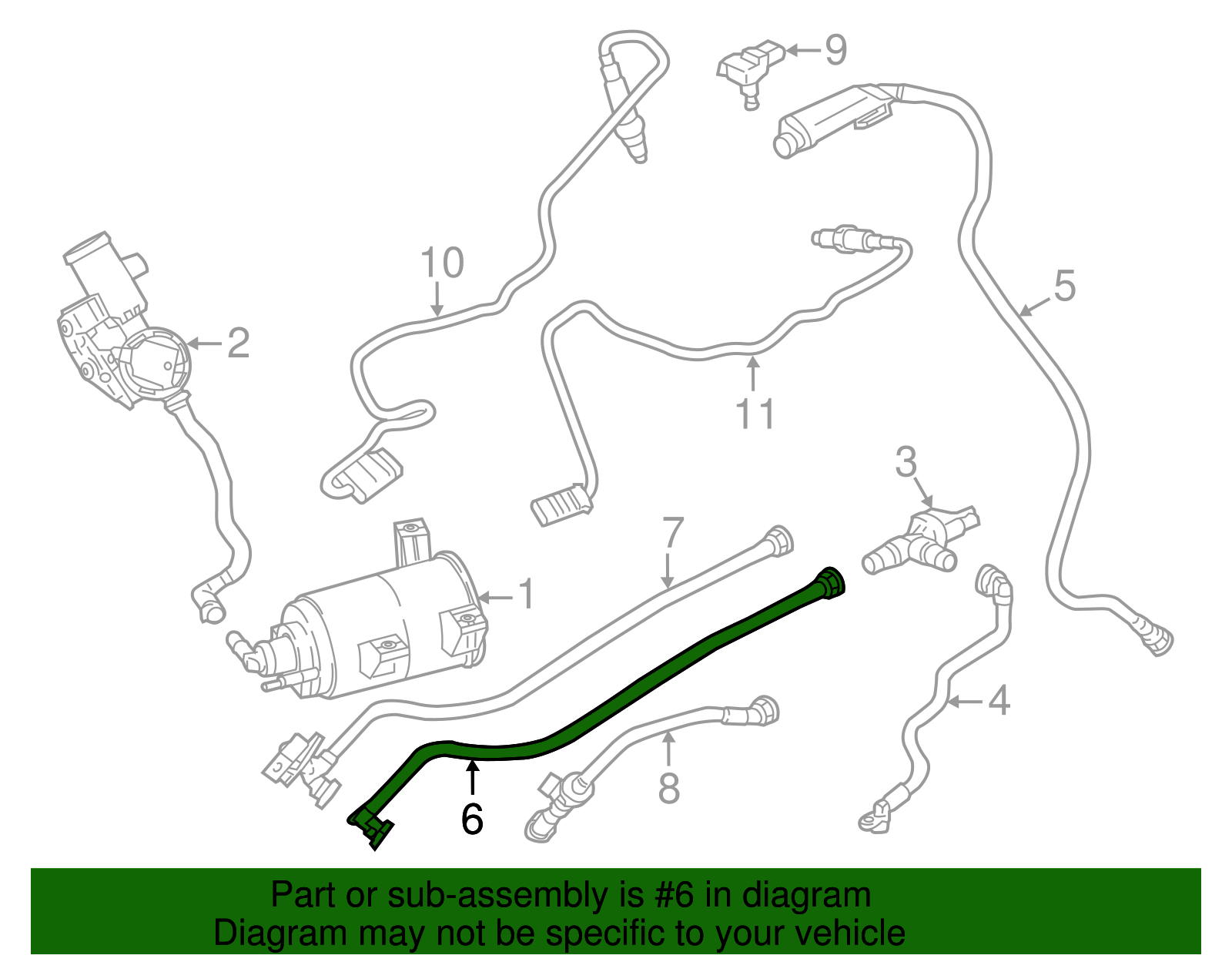 13-90-7-645-858 - 2017-2018 BMW - Breather Tube | Buy BMW Parts Now