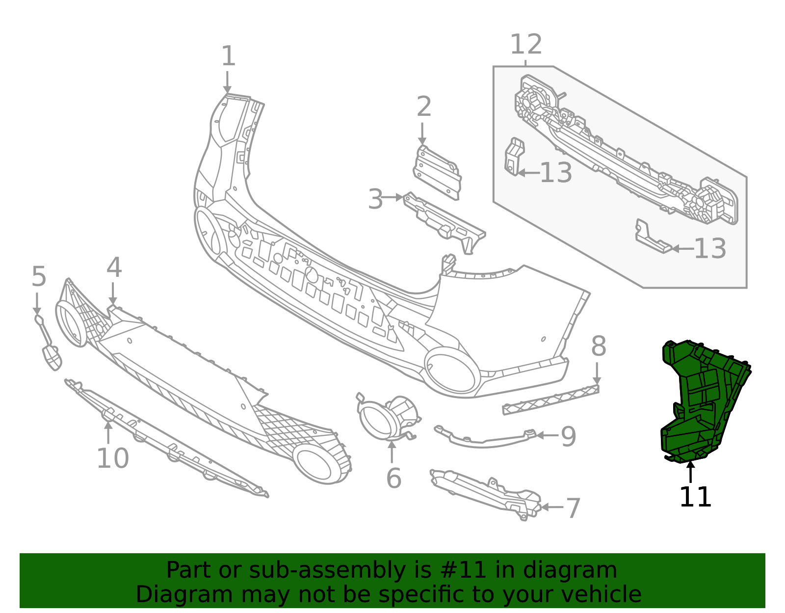 Hyundai - 86651-AR500 - Side Bracket - 2022-2025 Genesis GV70 | OEM ...