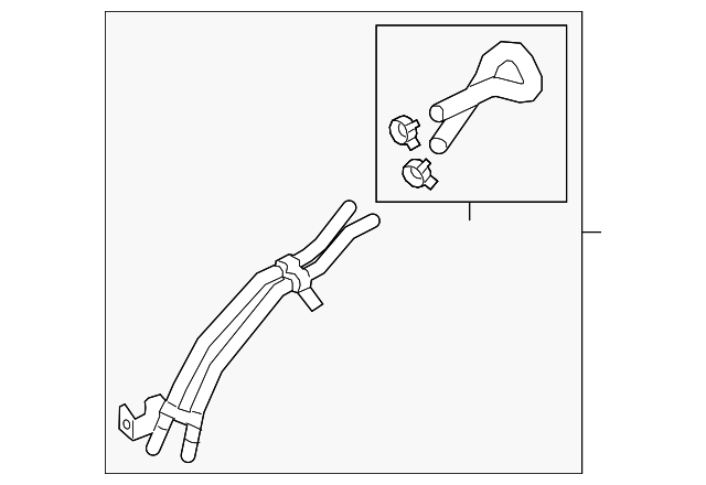 2016-2021 Hyundai Tucson Water Pipe 97540-D3000 | OEM Parts Online
