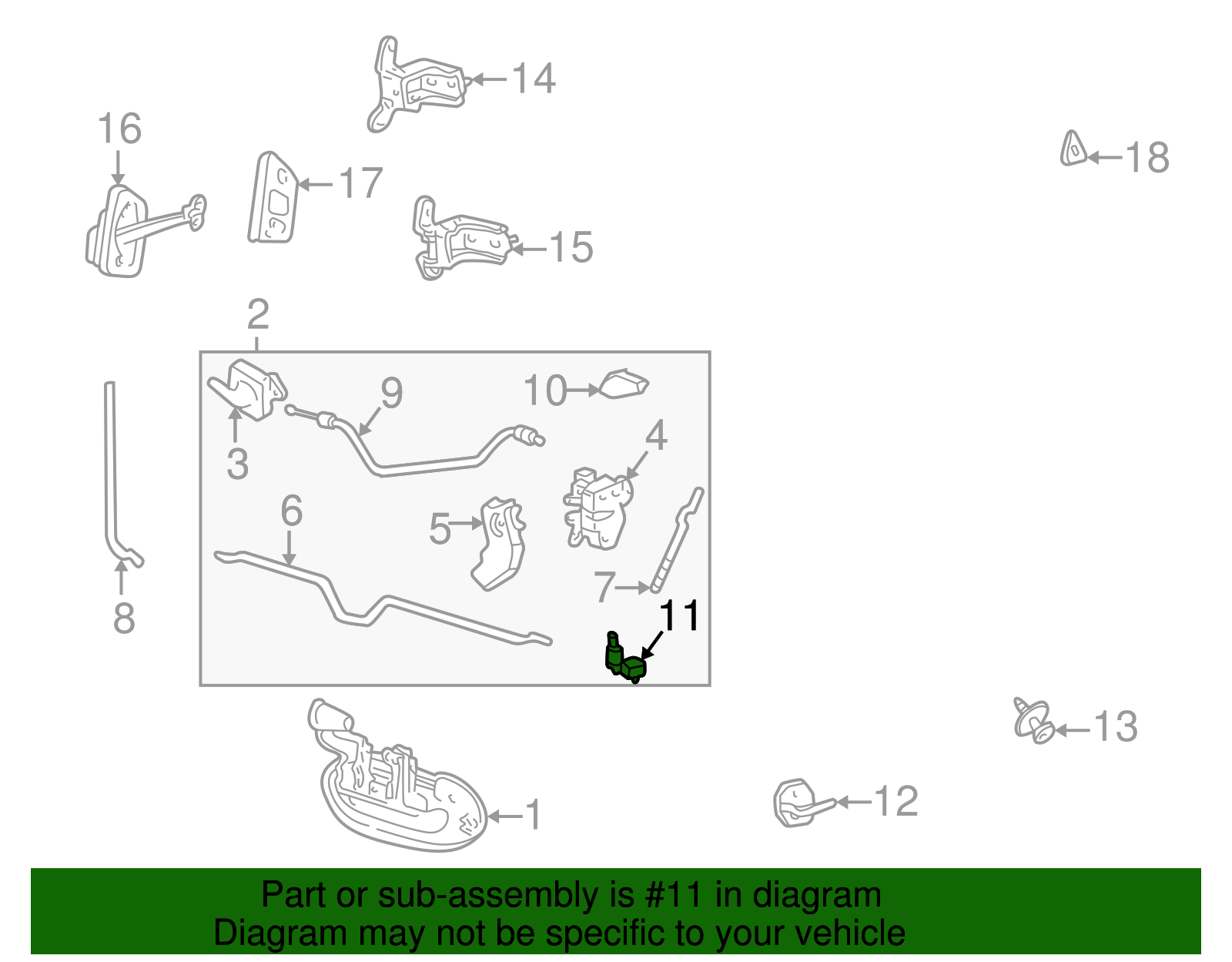 2003-2010 Ford Motorcraft™ Door Jamb Switch SW-6129 | OEM Parts Online