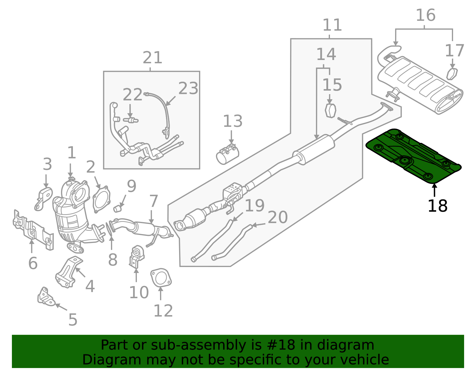 Heat Shield 28795-N9010 | OEM Parts Online