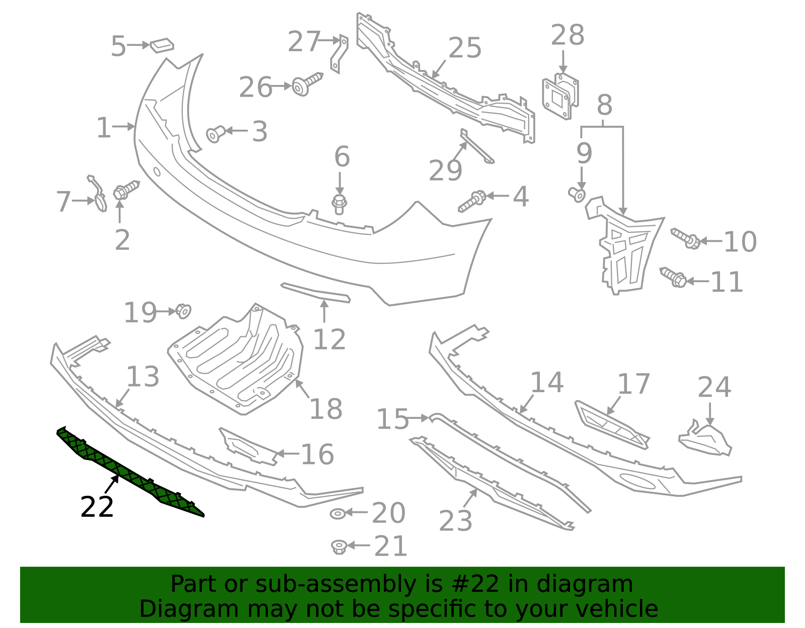 2019-2021 Genesis G70 Skid Plate 86671-G9000 | OEM Parts Online