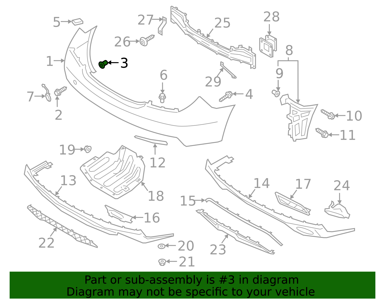 1999-2025 Hyundai Interior Quarter Panel Trim Panel Grommet 86910-21010 ...