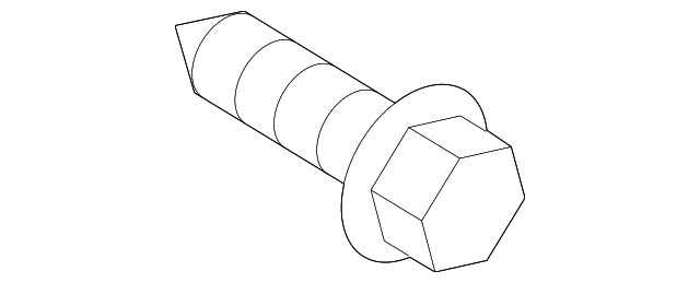 2003-2025 Hyundai Side Bracket Screw 12442-06207-B | OEM Parts Online