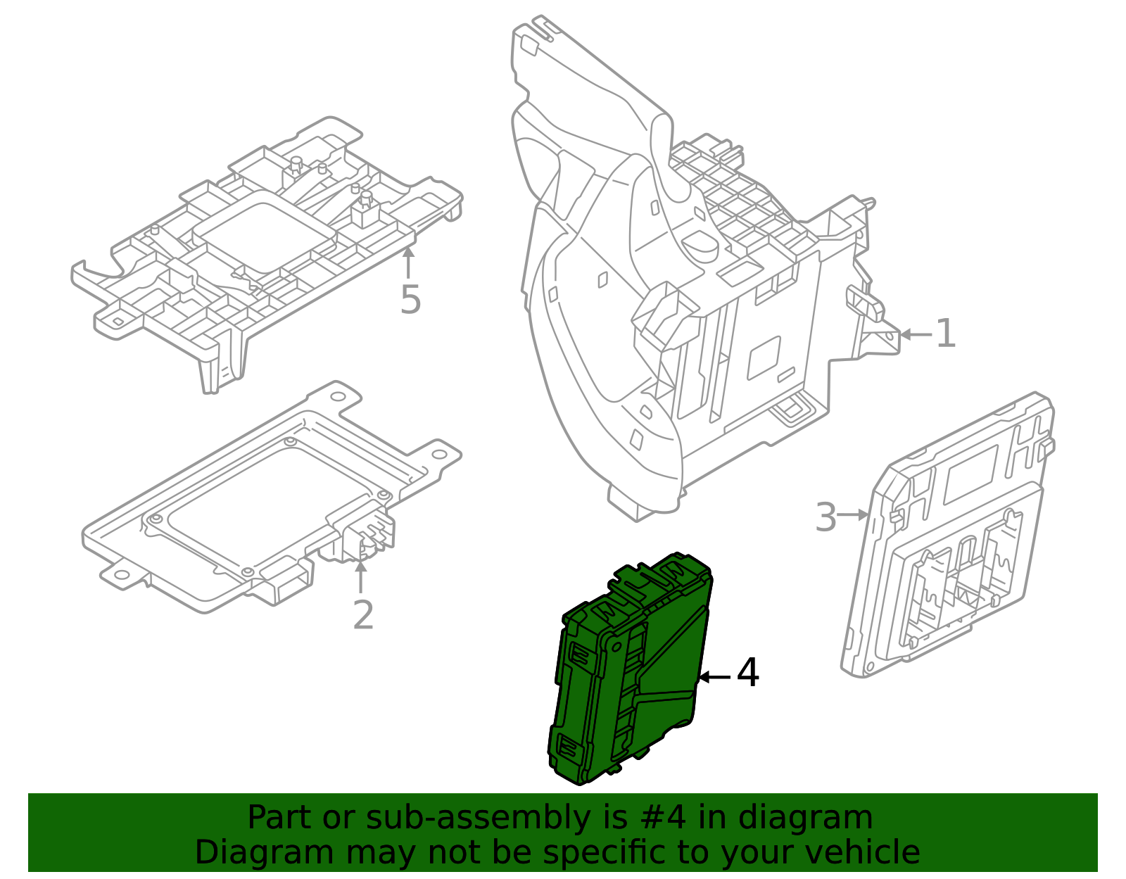 2025 Volkswagen Control Module 5QS-907-530-E | Volkswagen Parts Plus