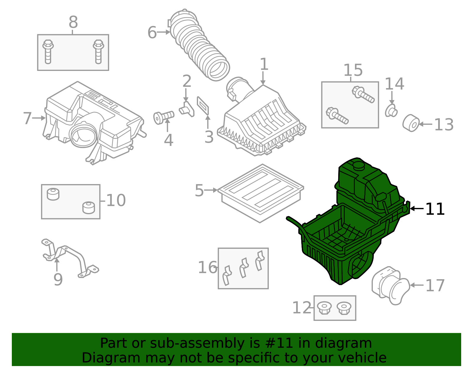 2011-2014 Ford F-150 Expansion Tank BL3Z-8A080-A | GetOEMParts.com