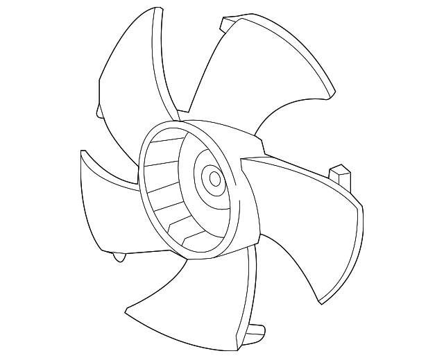 19020-RB0-004 - Fan Cooling - 2009-2016 Honda | Genuine Honda Parts