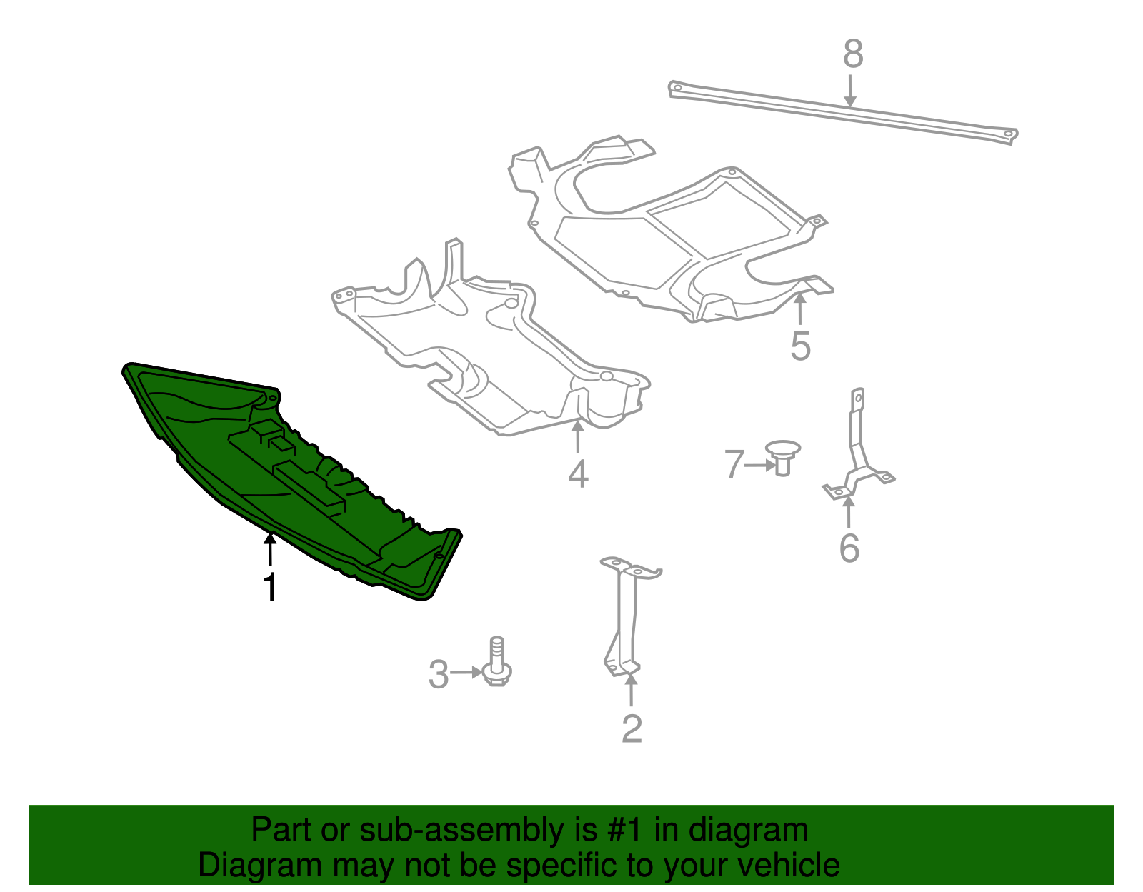 204-520-07-23 - Front Shield 2008-2015 Mercedes-Benz | Mercedes-Benz ...