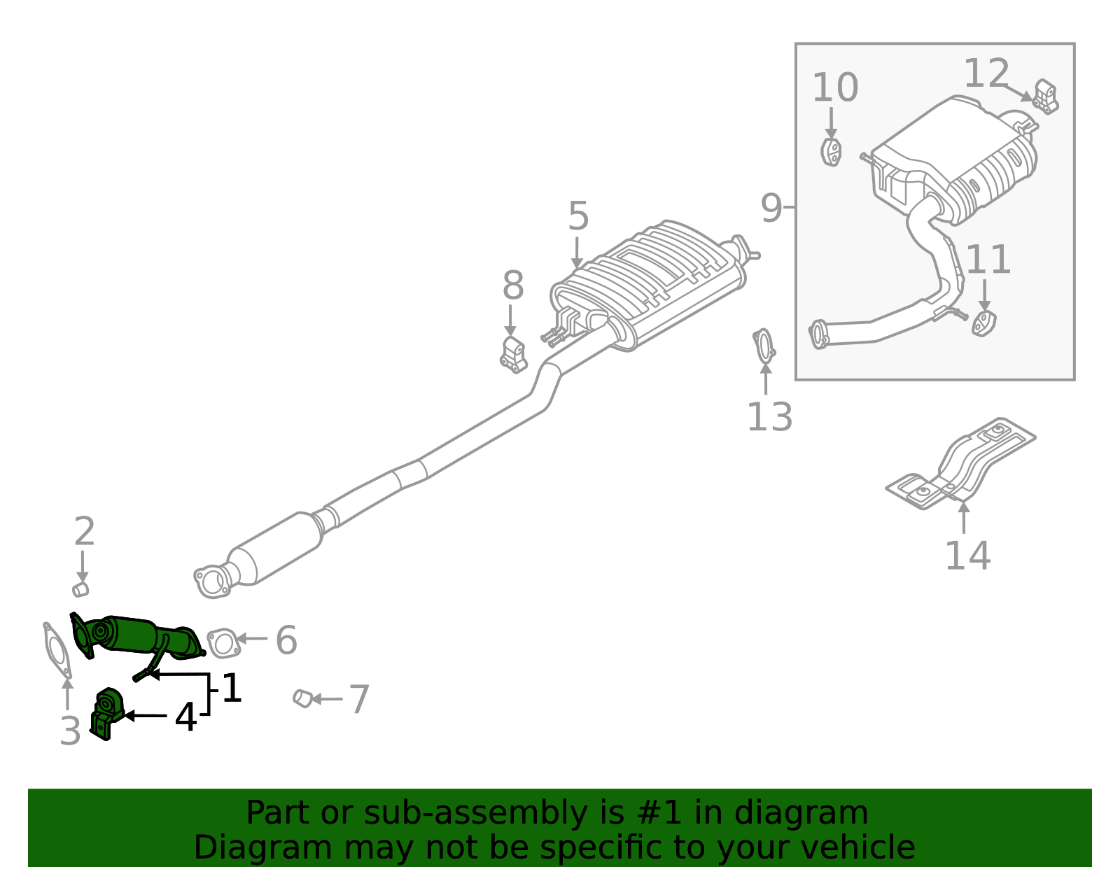 2021-2025 Hyundai Front Pipe 28610-S2750 | QuirkParts