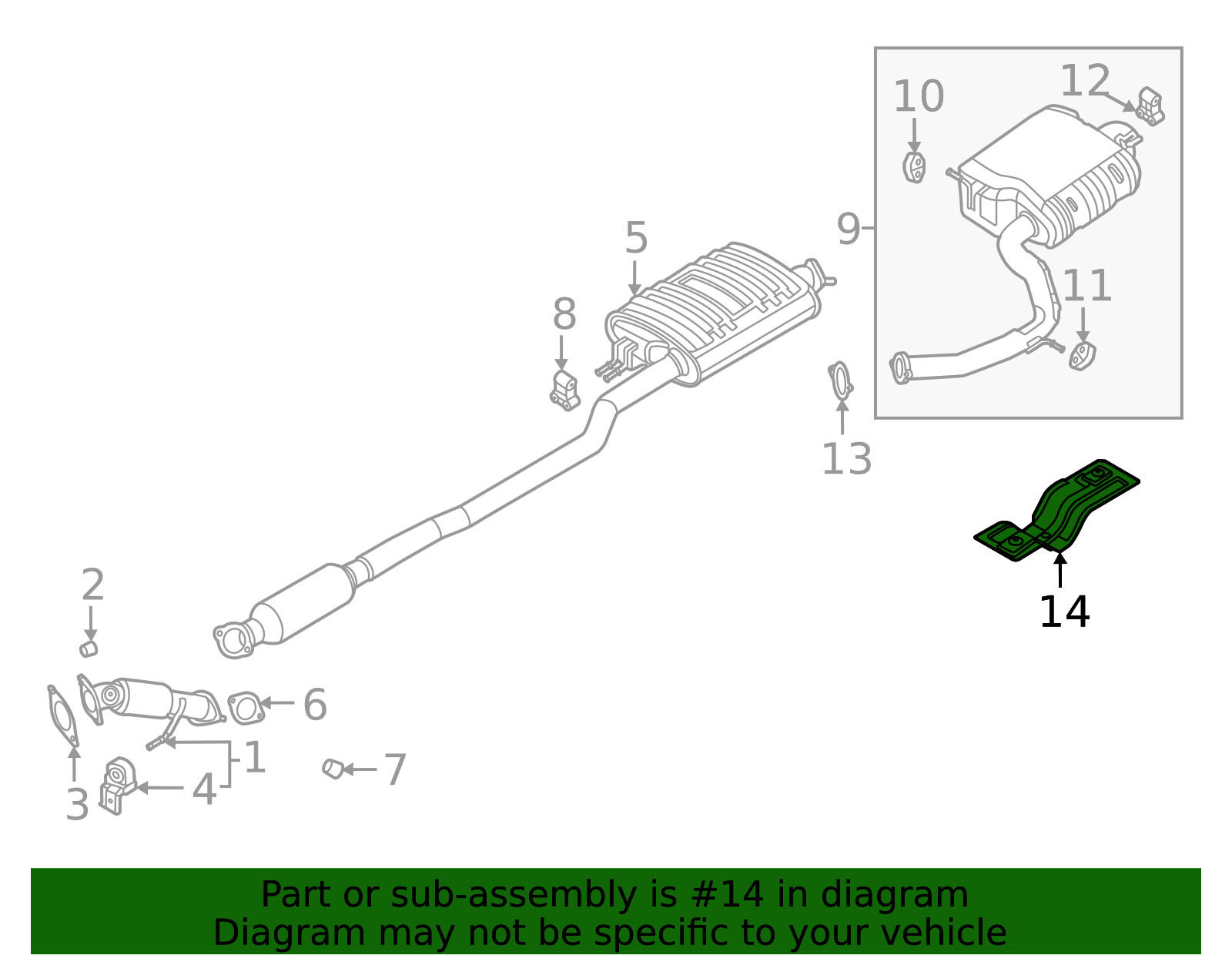 2022-2025 Hyundai Santa Cruz Heat Shield 28795-K5010 | MotorMotor