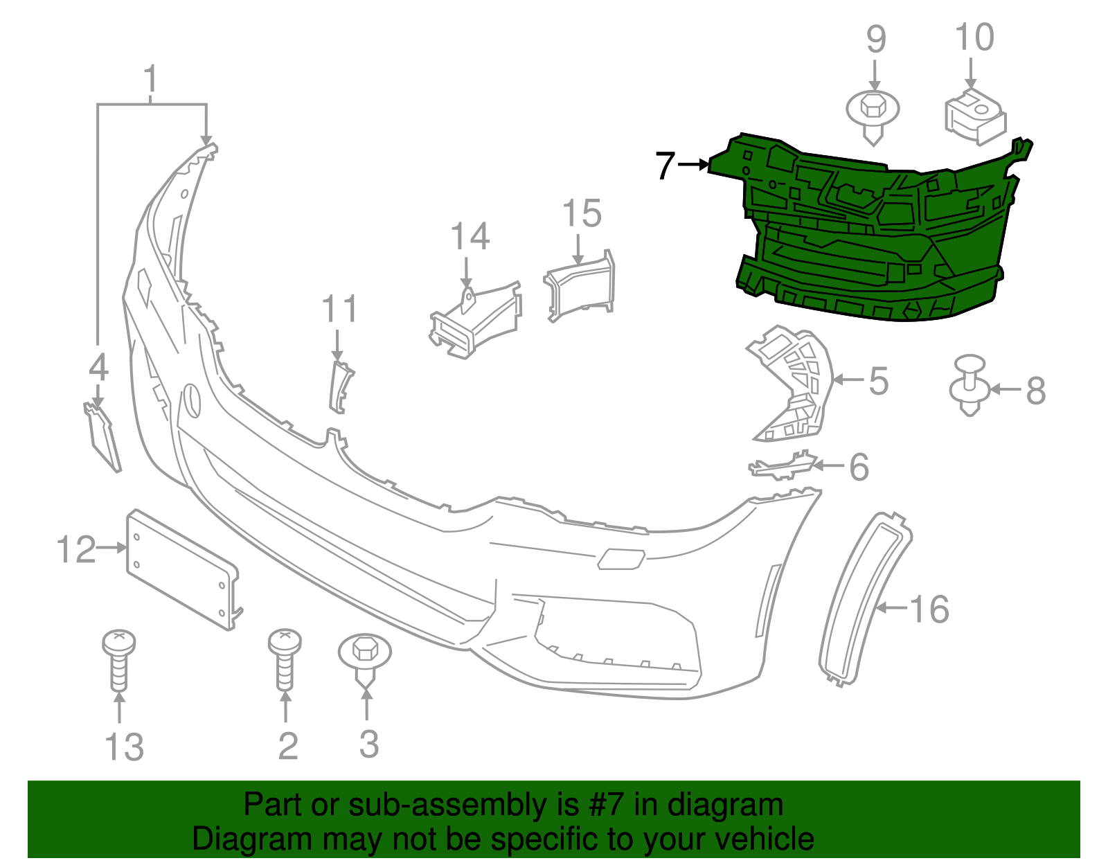 Bumper Support Rail - Structural Rear/Front End Stability | AutoNation ...