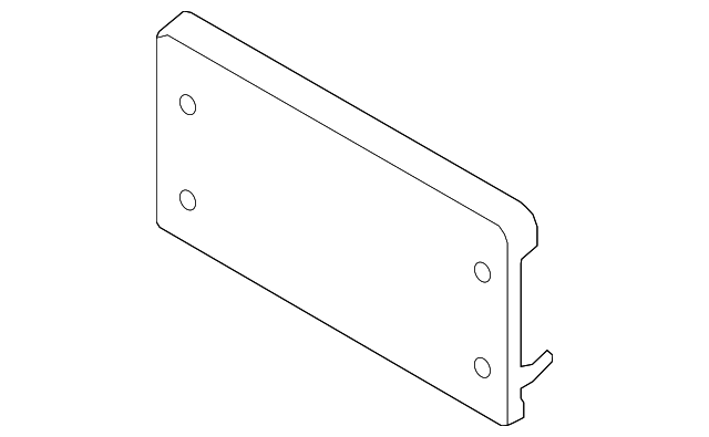 2017-2020 BMW 2017-2020 BMW - License Bracket 51-13-8-064-975 | BMW ...