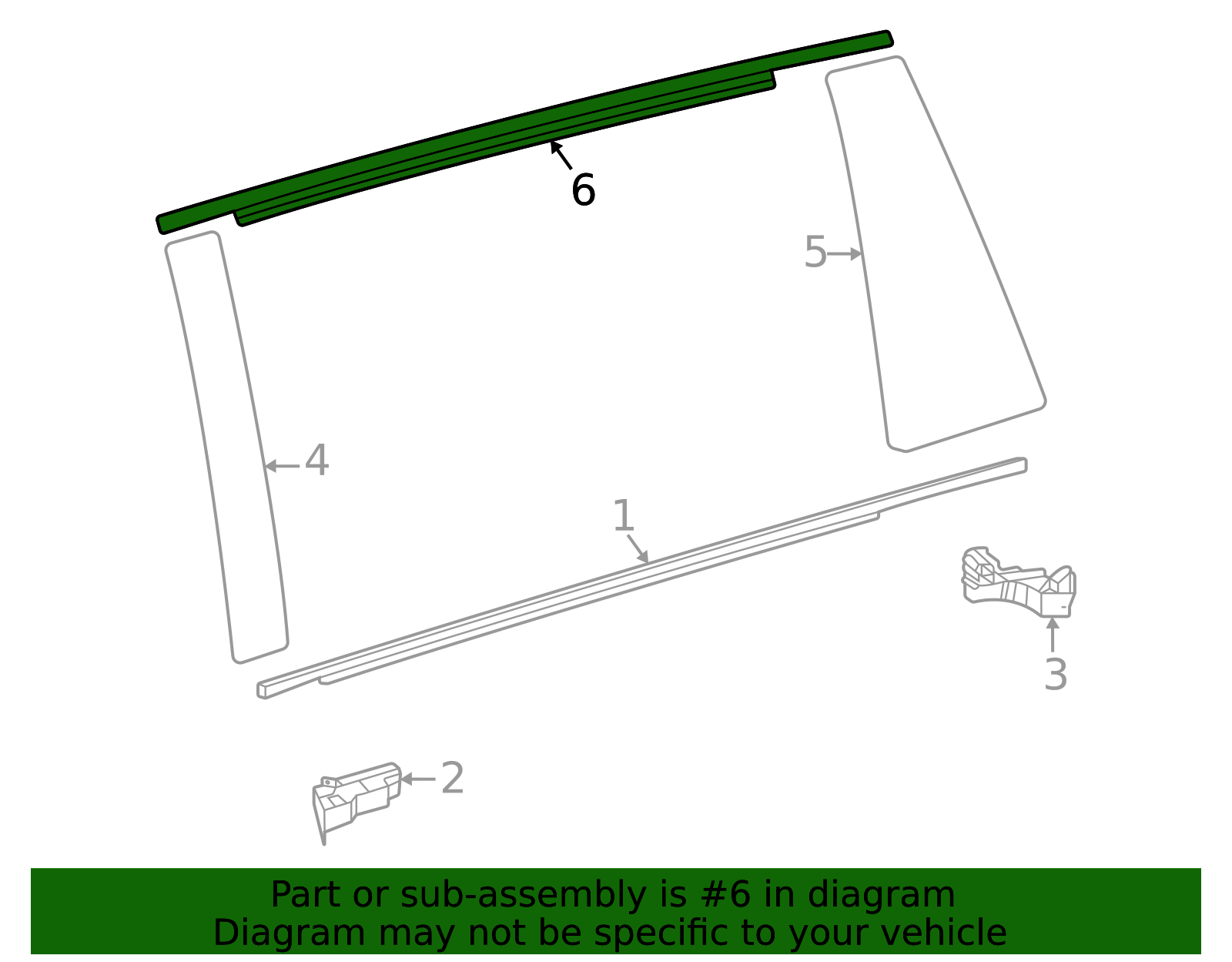 2025 Toyota Sienna Frame Molding 75763-08040 | Toyota Parts Center