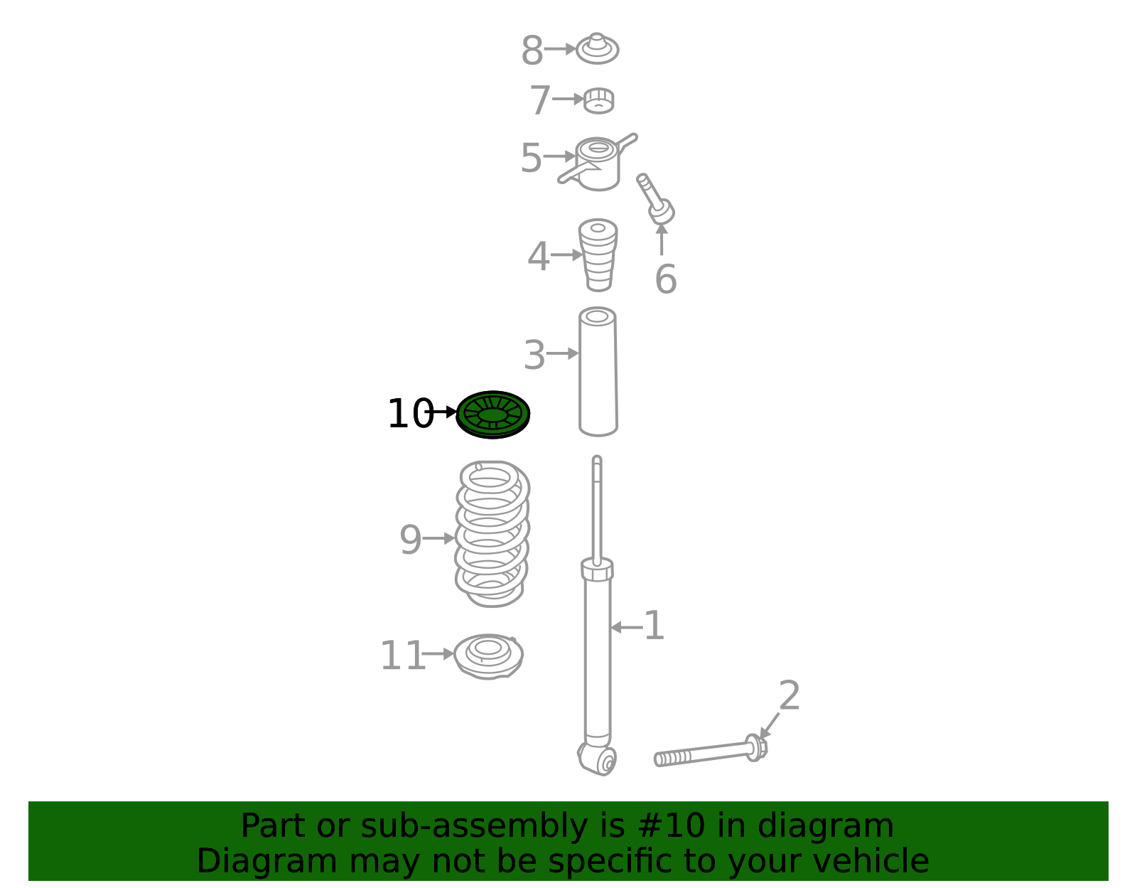 2021-2025 Hyundai Spring Insulator 55334-AAAA0 | MotorMotor