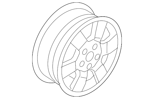 2008-2012 Ford Escape | Wheel, Alloy | 8L8Z-1007-J | Walls' Ford Parts