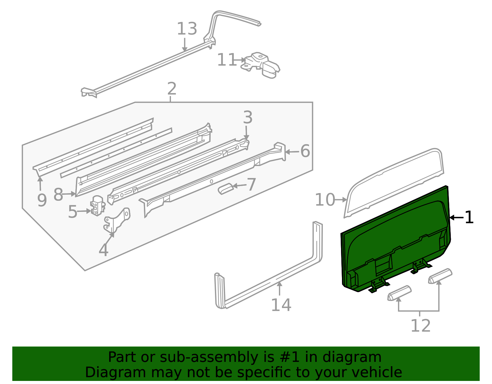 94661783 - Gate Panel 2002-2006 GM | GM Parts Center