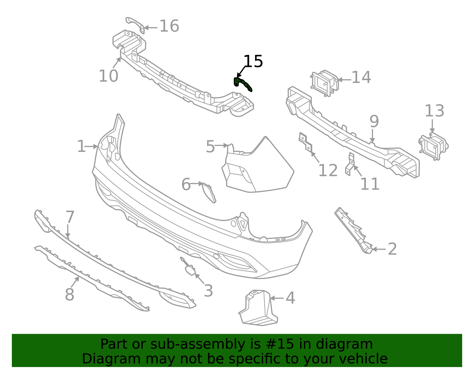 86642-Q5020 - Stay Bracket 2021-2025 Kia Seltos | Kia.Parts Store