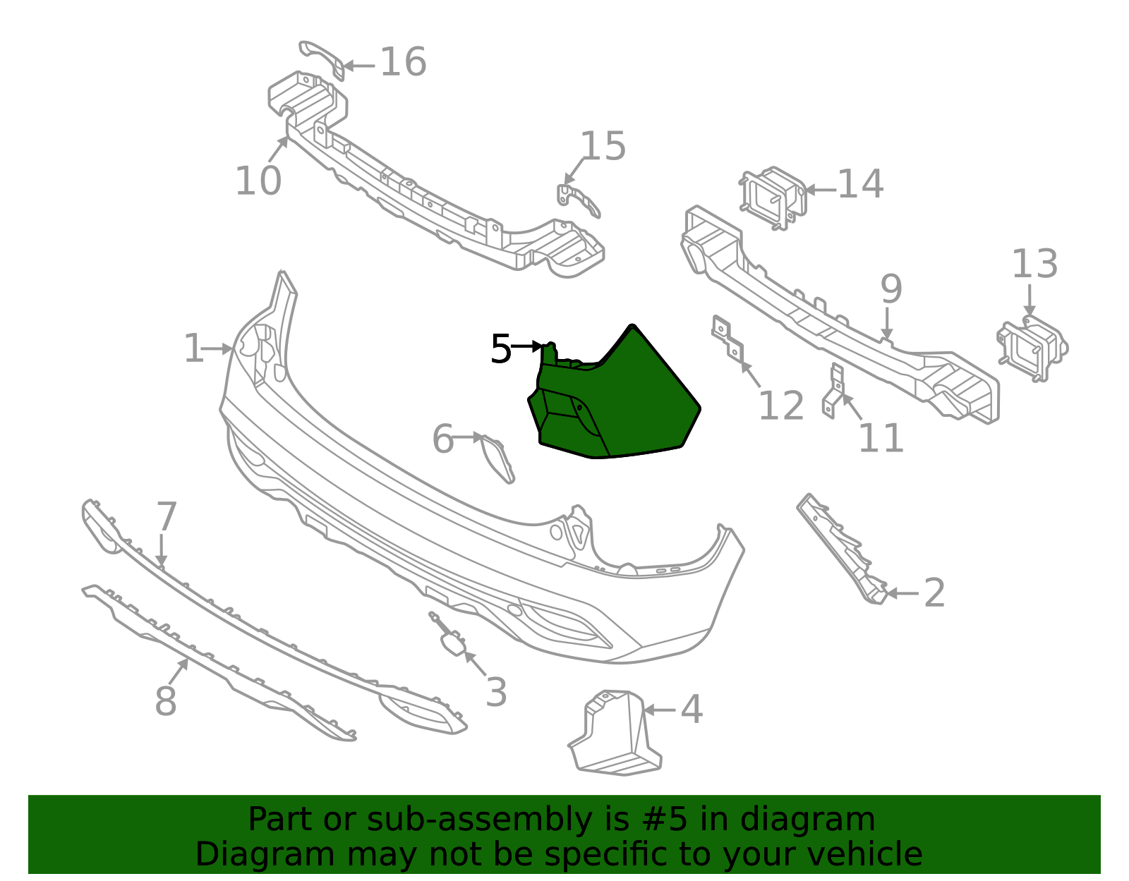 86691-Q5000 - Upper Cover 2021-2023 Kia Seltos | Genuine Kia Parts