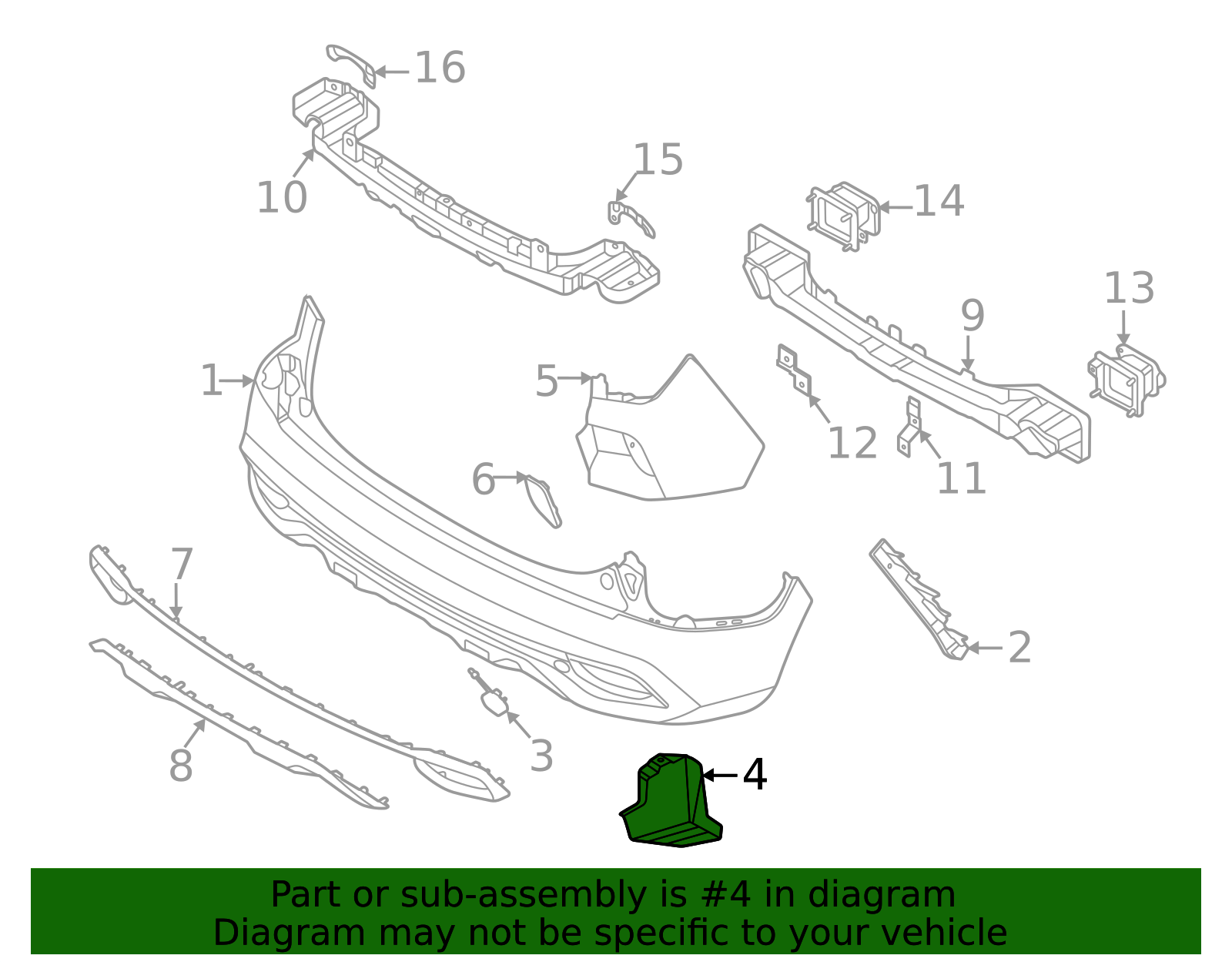 2021-2025 Kia Seltos OEM NEW 2021 Kia Seltos Wagon Rear Bumper ...