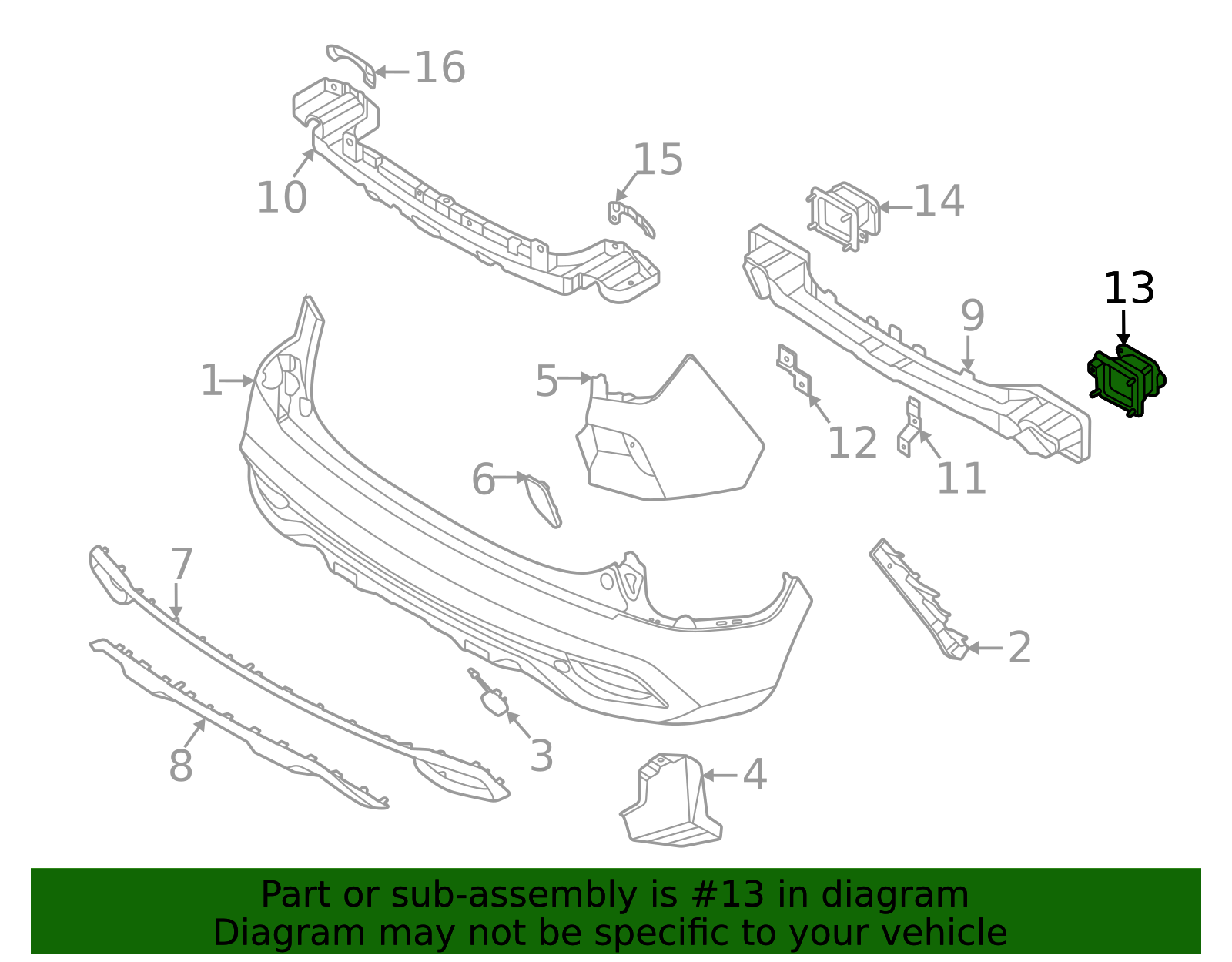 86642-Q5000 - Stay Bracket 2021-2025 Kia Seltos | Kia.Parts Store