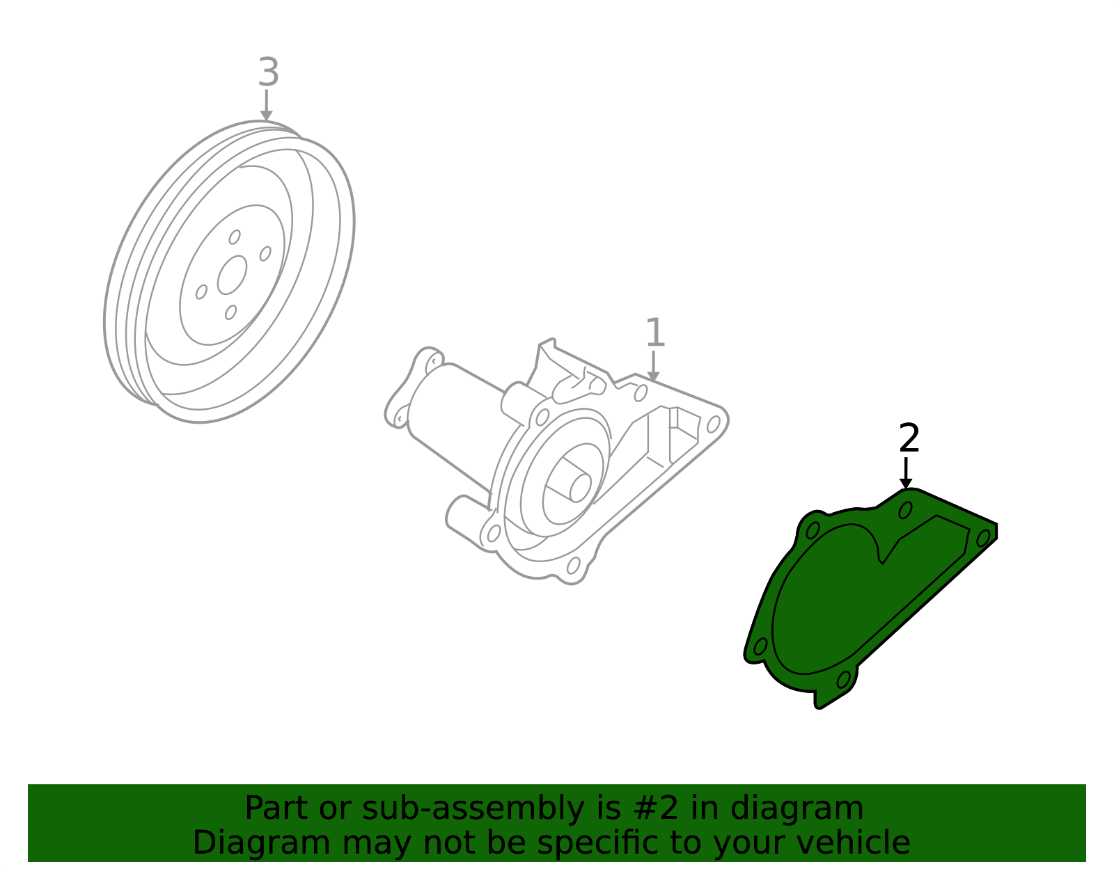 25124-26002 - Water Pump Assembly Gasket 2006-2011 Kia | Kia.Parts Store