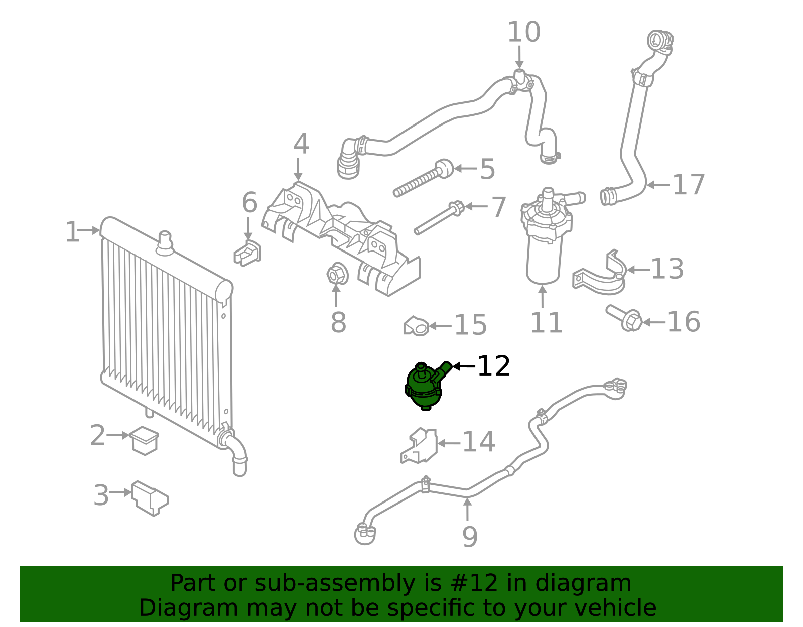 2014-2025 Land Rover Auxiliary Pump LR067228 | OEM Parts Online