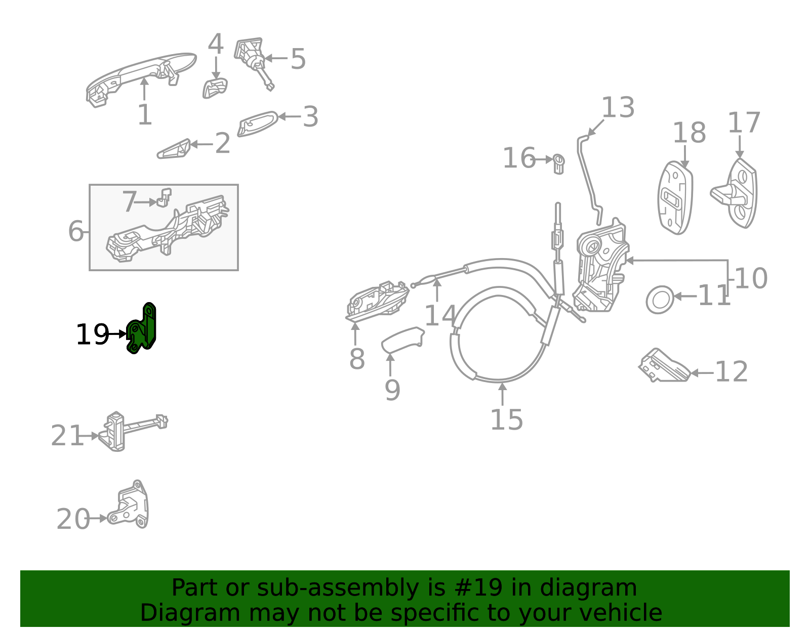 68730-76020 - 2021-2024 Toyota Mirai - Upper Hinge | Nucar Toyota Parts