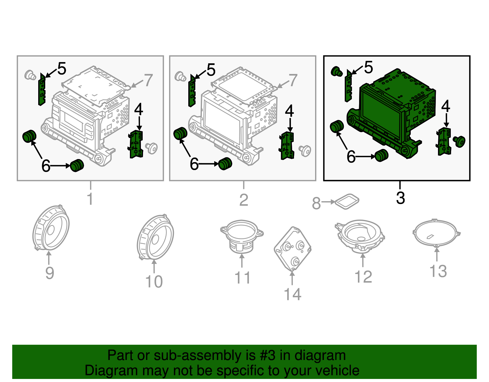 96560-F2100-UAT - 2017-2018 Hyundai Elantra - Display System | Hyundai Parts Express