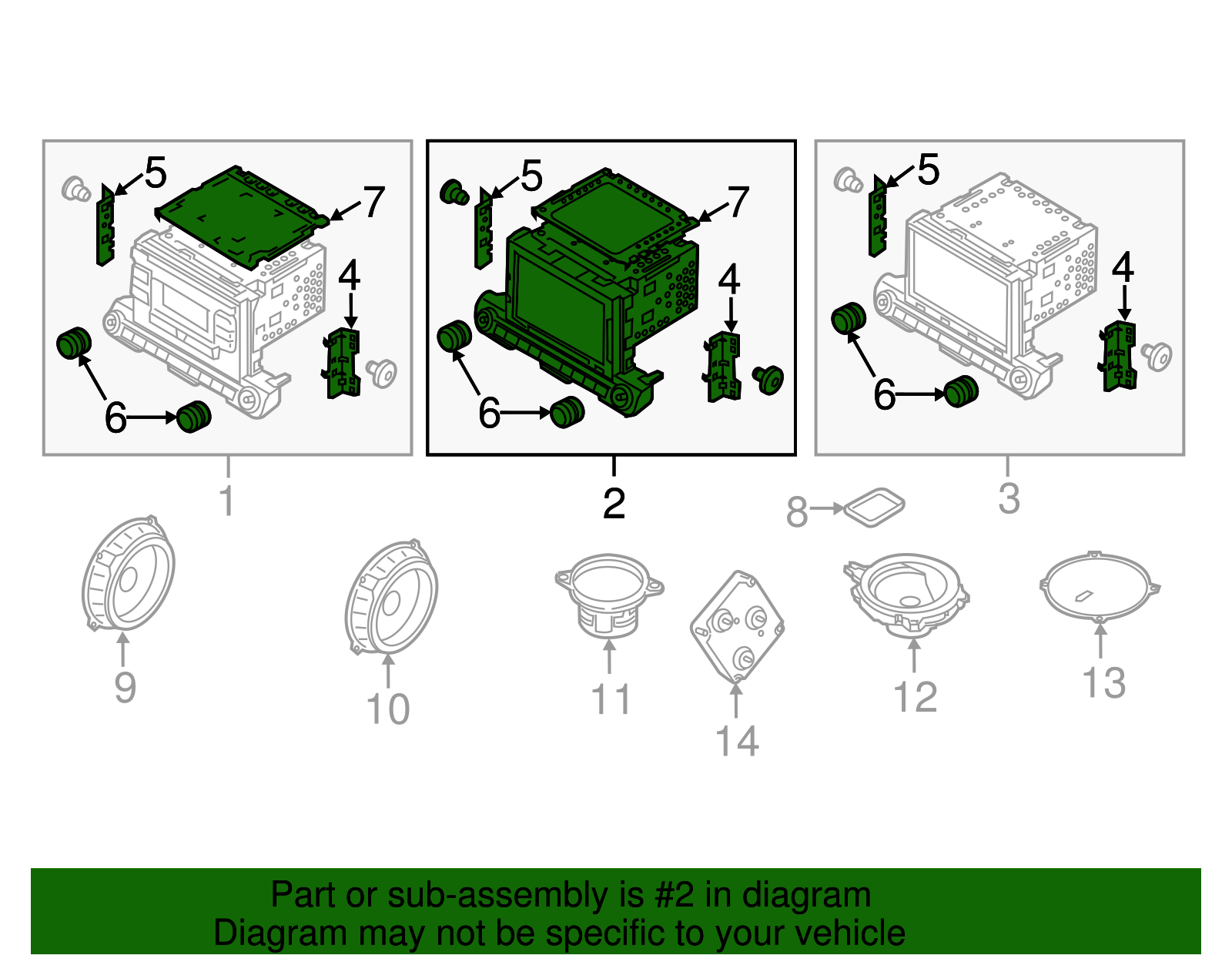 Genuine Receiver for 2017-2018 Hyundai Elantra | Part# 96160-F2101-UAT ...