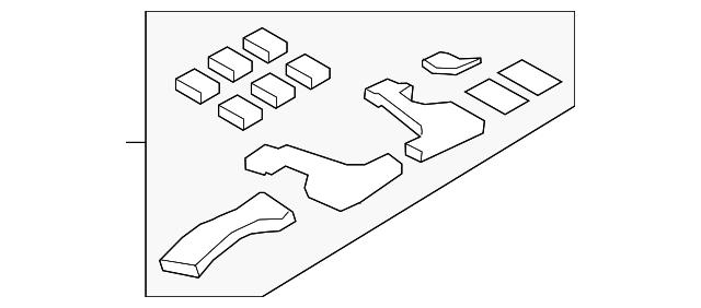 GHP9-55-180C - 2014-2015 Mazda 6 - Instrument Panel Spacer | Mazda Part ...
