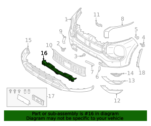 2022-2024 Mitsubishi Inner Cover 6400K802 | Mitsubishi Parts Warehouse ...