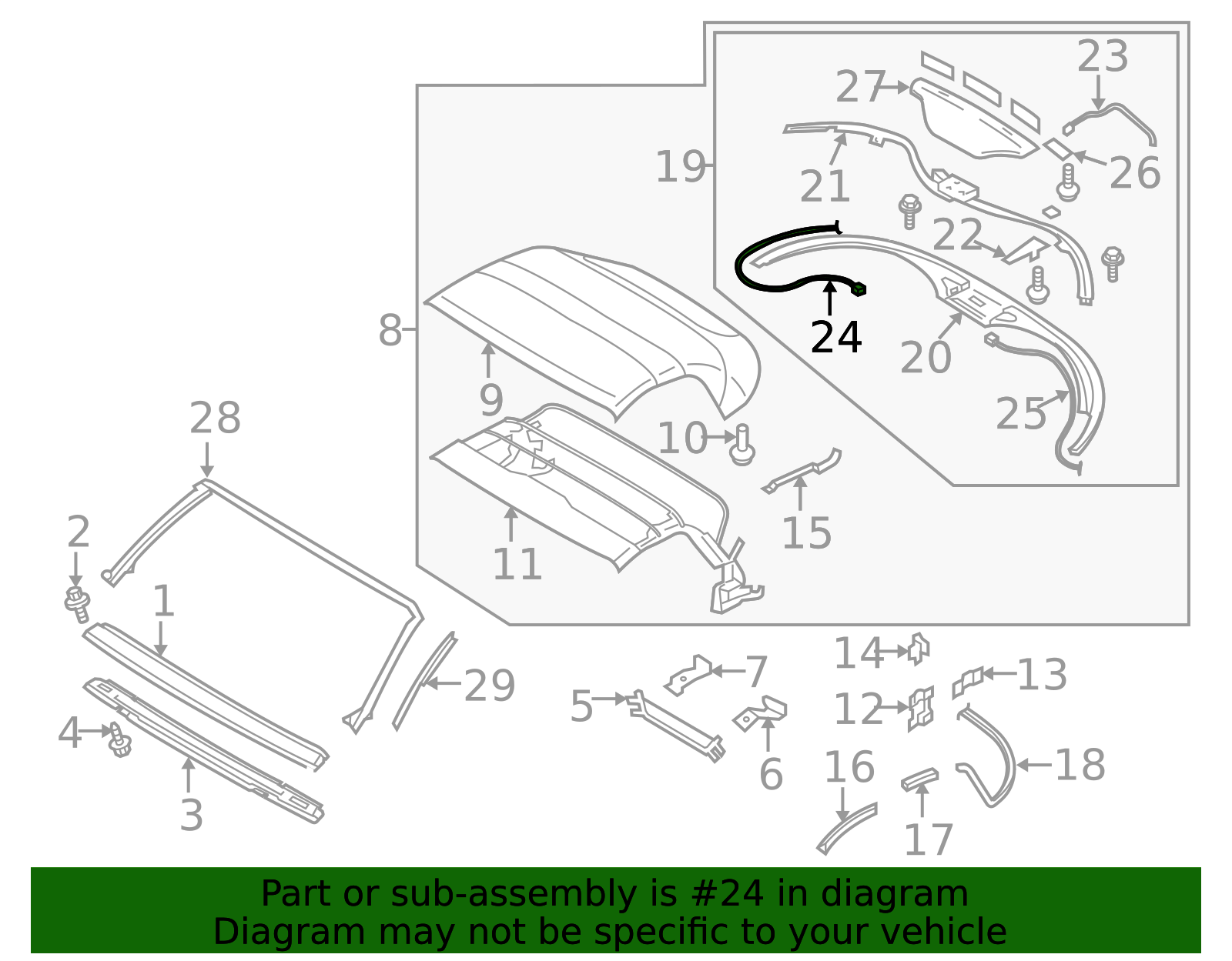 2004-2005 Nissan 350Z Convertible Top Wiring Harness 24058-CE400 ...