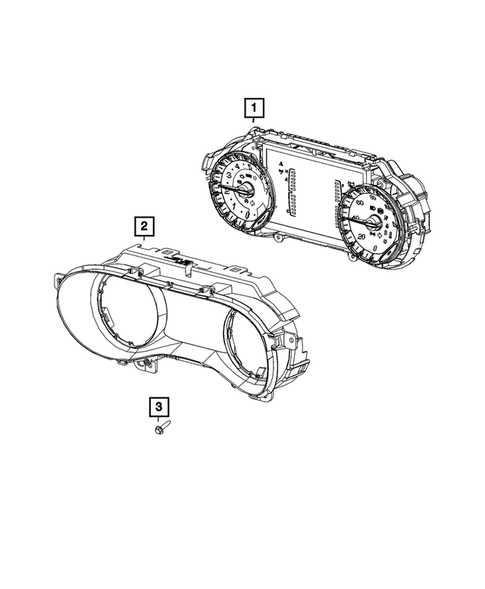 Instrument Panel Cluster for 2025 Chrysler Pacifica | Mopar eStore