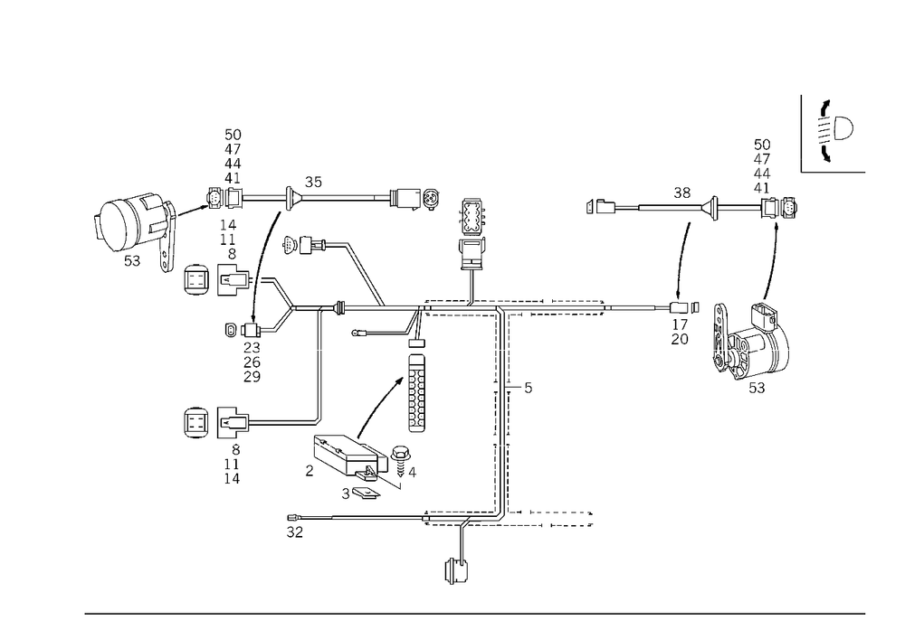 210-540-74-81 - Coupling Housing, Elec 1993-2006 Mercedes-Benz ...
