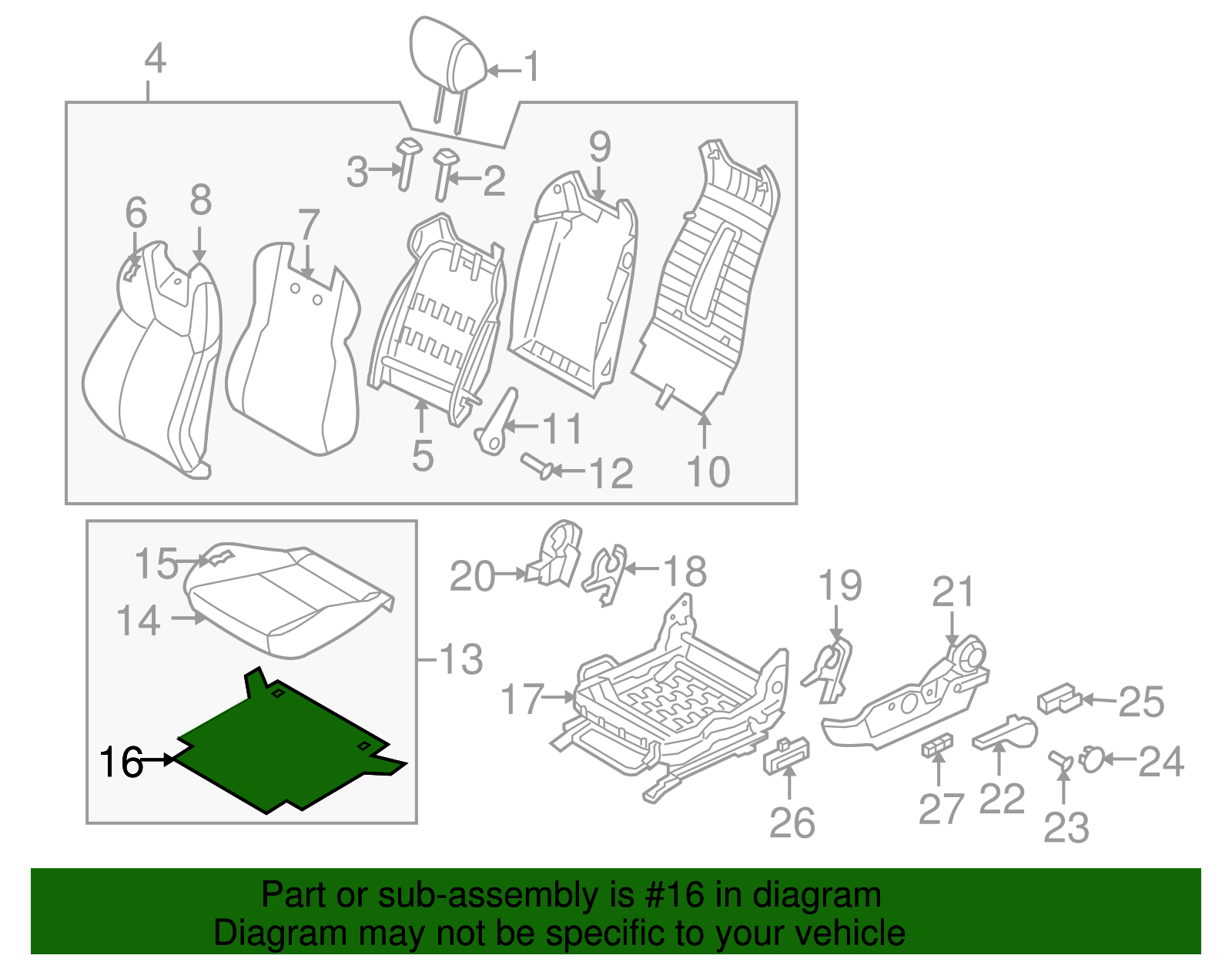 Hyundai - 88145-2M000 - Under Cover - 2010-2016 Hyundai Genesis Coupe ...