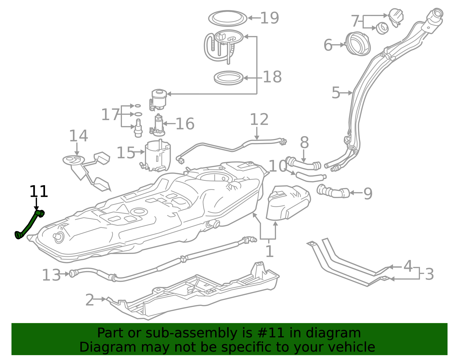 77019-78010 - Canister Hose 2016-2018 Toyota RAV4 | Toyota San Diego Parts