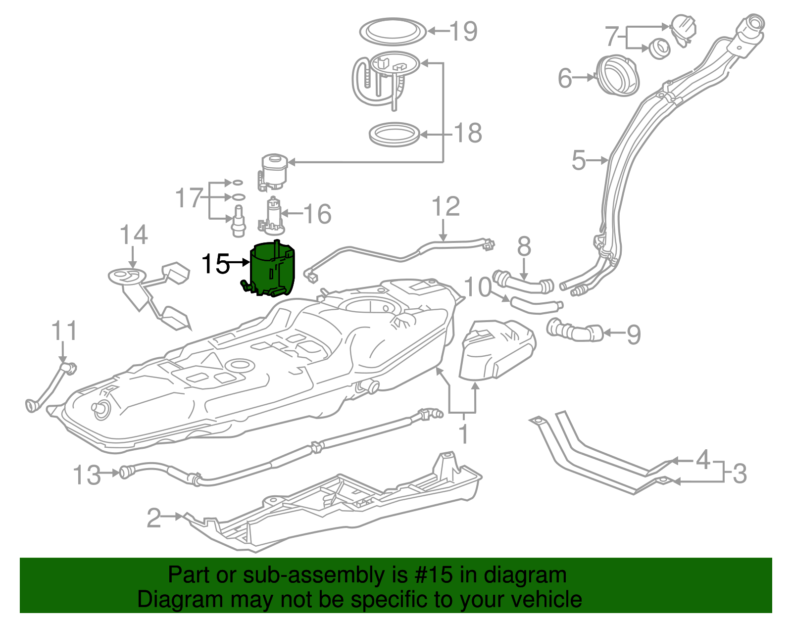 77131-52082 - Fuel Pump Housing - 2013-2018 Toyota RAV4 | Nucar Toyota ...