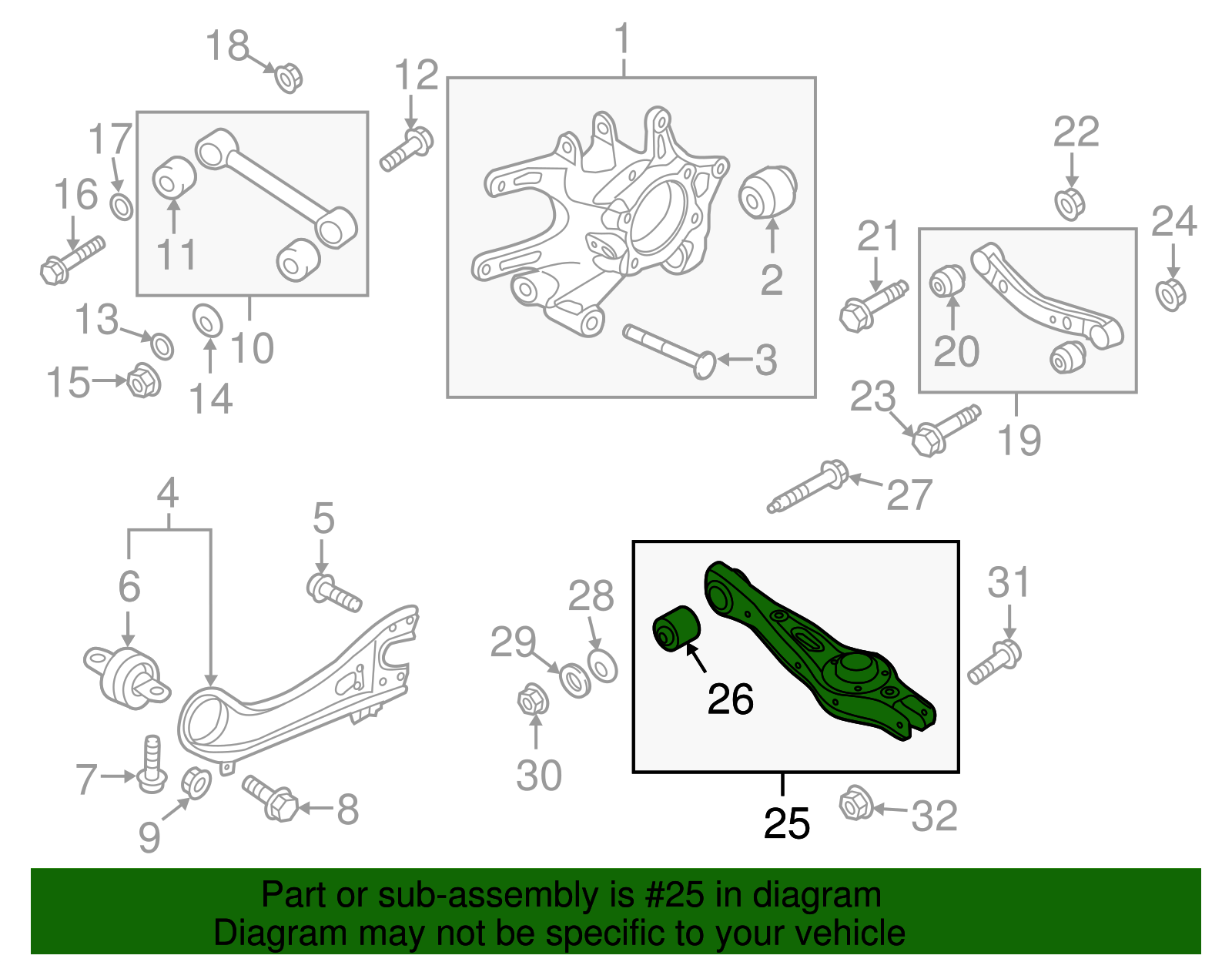 2013-2019 Hyundai Lower Control Arm 55220-2W151 | OEM Parts Online
