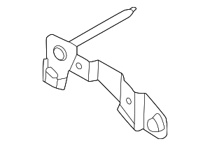 Hyundai - 86641-CW000 - Bumper Impact Bar Bracket - 2022-2025 Hyundai ...