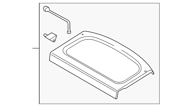 2009-2018 Volkswagen Tonneau Cover 5N0-867-769-M-7T8 | OEM Parts Online