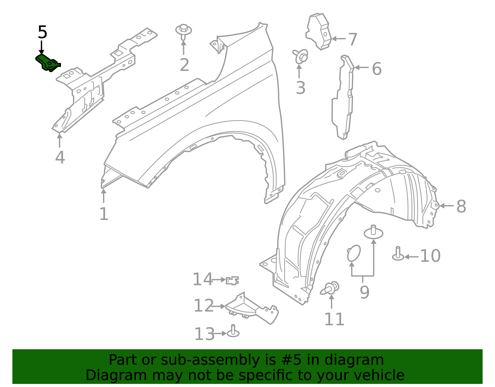 2020-2025 Ford Inner Reinforced Clip W720937-S439 | OEM Parts Online