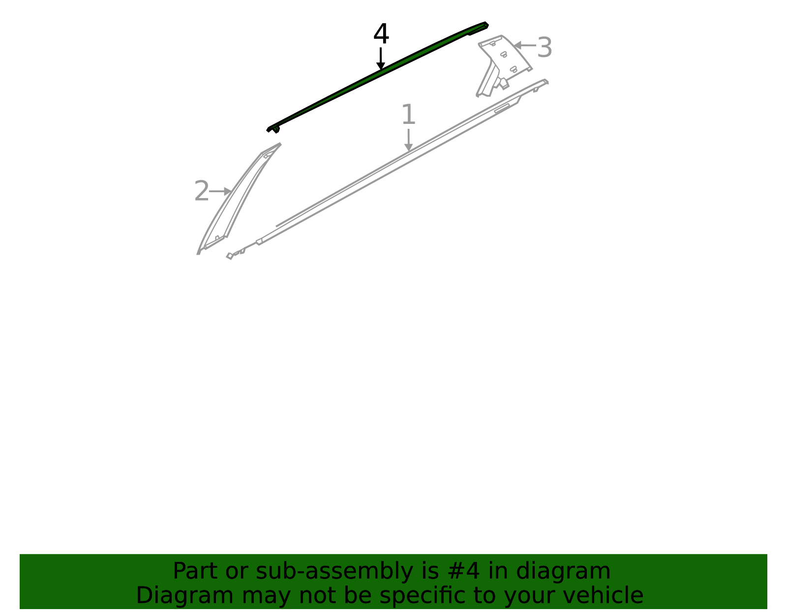 2021-2023 Hyundai Frame Molding 82860-AB000 | OEM Parts Online